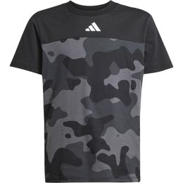 Adidas Essentials Camo T-Shirt Jungen - schwarz - Gr. 152