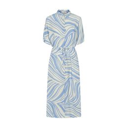 Soft Rebels Kleid 'Billy' Damen Größe 34 beige / himmelblau Winterkleid