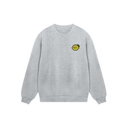 F4NT4STIC Sweatshirt 'Lemon Cute Face' Herren Gr&ouml;&szlig;e XS gelb / grau / grasgr&uuml;n