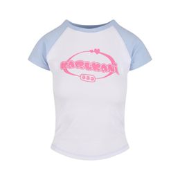 Karl Kani T-Shirt Damen Gr&ouml;&szlig;e XS hellblau / hellpink / wei&szlig;