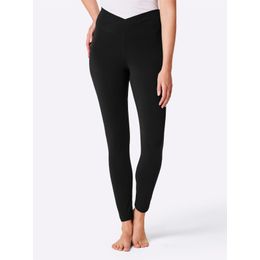 Plantier Damen Leggings, 2x schwarz, Gr&ouml;&szlig;e 36/38
