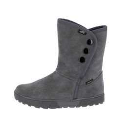 Winterstiefel Lico "Winterstiefel Amalia", M&auml;dchen, Gr. 34, grau, Veloursleder, Schuhe Winterstiefel