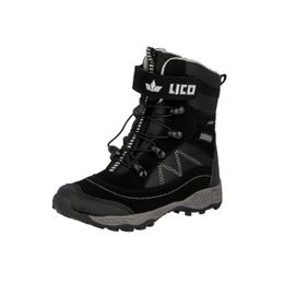 Stiefel Lico "Winterboot Sundsvall VS", Kinder, Gr. 28, schwarz, Synthetik, Schuhe Stiefel