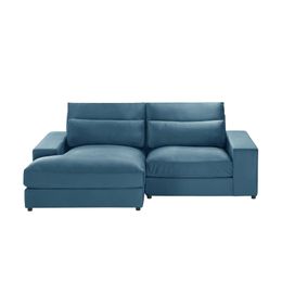 Höffner Ecksofa Branna blau Maße (cm): B: 232 H: 88 T: 164.0 » Höffner