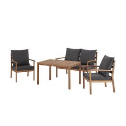 Höffner Loungegruppe Caracas ¦ holzfarben » Höffner