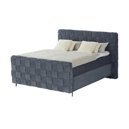Wohnwert Boxspringbett Tefla ¦ grau ¦ Maße (cm): B: 222 H: 132,5 » Höffner