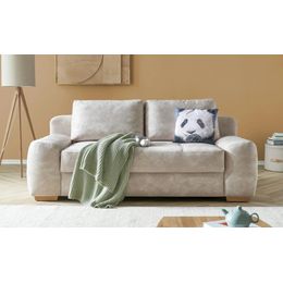 bobb Schlafsofa mit Boxspringpolsterung Eleny de Luxe beige Maße (cm): B: 210 H: 96 T: 108.0 » Höffner