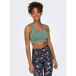Only Play Sport-BH »ONPDAISY SEAM SPORTS BRA - NOOS« nahtlose Verarbeitung Duck Green L (40) - N-Gr N-Gr L (40) Sport-BH von Only Play