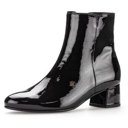 Gabor Stiefelette mit Best Fitting-Ausstattung schwarz Lack 38,5 38,5 Stiefelette in schlichter Eleganz