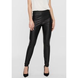 Véro Moda VERO MODA Lederimitathose »VMGANA MR PL LEGGING« black XXL (44) - Länge 30 Länge 30 XXL (44) Trendy Leggings von VERO MODA