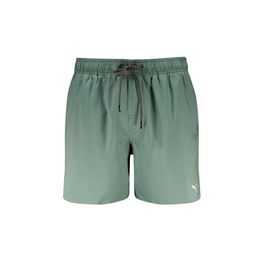 Puma Badeshorts »SWIM MEN MEDIUM LENGTH SWIM SHORTS« High-Tech Reißverschluss an der Gesäßtasche, Seitentaschen dark green XL - N-Gr N-Gr XL...