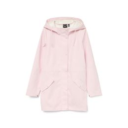Véro Moda VERO MODA Regenjacke »VMMALOU COATED JACKET« mit Kapuze Pink-A-Boo XL XL Lässiger Parka von VERO MODA