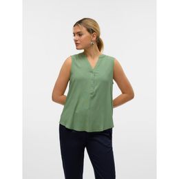 V&eacute;ro Moda VERO MODA Blusentop &raquo;VMBELLA SL V-NECK TOP WVN GA NOOS&laquo; Hedge Green M M Blusentop von Vero Moda