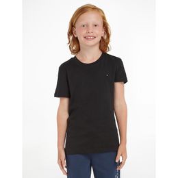 Tommy Hilfiger T-Shirt »BOYS BASIC CN KNIT«, Kinder Kids Junior MiniMe, für Jungen anthrazit 4/104 4/104 T-Shirt von Tommy Hilfiger für Jungen