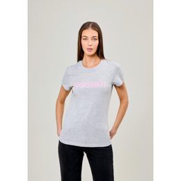 Bench. Damen Kurzarmshirt &raquo;LEORA&laquo; grau 40