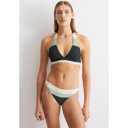 Marc O'Polo MARC O'POLO Bikini-Hose »Summer Stripes« mit elegantem Farbblock-Muster dark navy blockstripe XL - N-Gr N-Gr XL Damenbikinihose von Marc O'Polo
