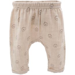 MaxiMo Schlupfhose Unisex-Design mit Löwen- oder Regenbogenmotiv beige 50/56 - N-Gr N-Gr 50/56 Gekrempelter Umschlag: Verleiht der Hose einen...