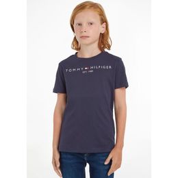 Tommy Hilfiger T-Shirt &raquo;ESSENTIAL TEE&laquo; Kinder Kids Junior MiniMe, f&uuml;r Jungen und M&auml;dchen marine 7/122 7/122 T-Shirt von Tommy Hilfiger f&uuml;r Jungen...