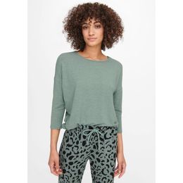 Only 3/4-Arm-Shirt »ONLGLAMOUR 3/4 TOP JRS NOOS« in lässiger Oversize-Form Chinois Green L L 3/4-Arm-Shirt mit Rundhalsausschnitt für einen...