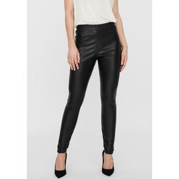 Véro Moda VERO MODA Lederimitathose »VMGANA MR PL LEGGING« black M (38) - Länge 32 Länge 32 M (38) Trendy Leggings von VERO MODA