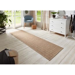 Hanse Home Läufer »Nature 500« rechteckig 5 mm Höhe Flachgewebe, In- & Outdoor, Rutschfest, Flur, Küche, Garten, Terrasse beige/terra Obermaterial:...