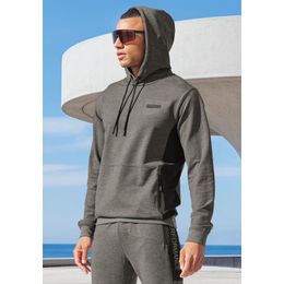AUTHENTIC LE JOGGER Kapuzenpullover melierte Optik, mit Reißverschlusstasche anthrazit S (44/46) S (44/46) Sportlicher Kapuzenpullover mit...