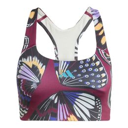 adidas Performance Sport-BH 'Adidas X Farm' Damen Größe M/L gelb / lavendel / beere / schwarz