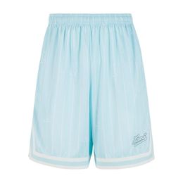 Karl Kani Shorts Herren Gr&ouml;&szlig;e 33 hellblau / wei&szlig;