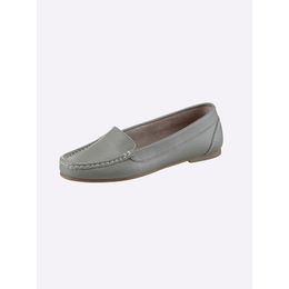 Heine Witt Damen Slipper, grau, Gr&ouml;&szlig;e 36