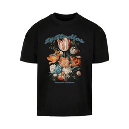 2Y Studios T-Shirt 'Flowers' Herren Gr&ouml;&szlig;e XL blau / oliv / orange / schwarz