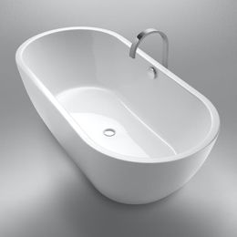 RepaBad Livorno freistehende Badewanne, oval, 0031893-0001,