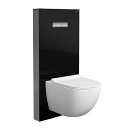 Vitra Vitrus Wand-WC, mit Sp&uuml;lkasten, mit VitraFlush 2.0, 7748B403-0075+770-5761-01+120-003R409,