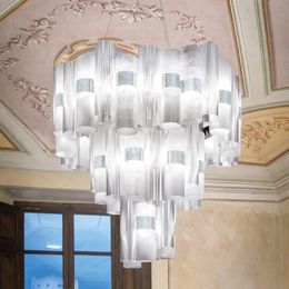 Slamp La Lollo Pendelleuchte, LED, LALSXL0WHT01T00NMTEU,