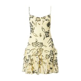 Topshop Summer Dress female Yellow size 8