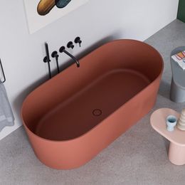 Omnires OVO freistehende Badewanne, oval, OVOWWTE,