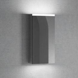 neoro n50 | n50T46 Spiegelschrank B: 40 cm mit 1 T&uuml;r, Anschlag rechts, mit Beleuchtung, BN0471MI,