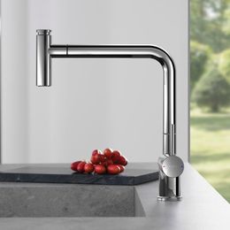 Fortis Brera extend Küchenarmatur mit 2 Strahlarten, schwenkbar, Auslauf ausziehbar, 0056601PC,