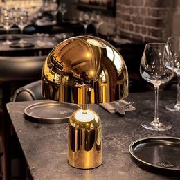 Tom Dixon Bell Akku Tischleuchte, LED, BEPO01GOUN,