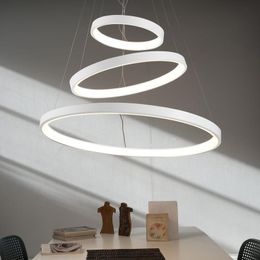 Martinelli Luce Lunaop LED Pendelleuchte, 3-flammig, 40001/2700/BI+40002/2700/BI+40003/2700/BI+40010/BI+40017#3,