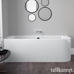 Tellkamp Thela Eck-Badewanne mit Verkleidung, 0100-048-0B-A/CR,
