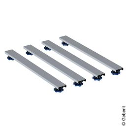Geberit Universal Set F&uuml;&szlig;e und Traversen f&uuml;r Duschwannen aus Steinharz ab 140 cm, 554959001,