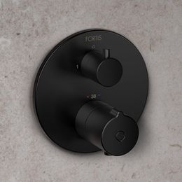 Fortis round NEW Thermostat f&uuml;r 2 Verbraucher, f&uuml;r Toya Grundk&ouml;rper, 78691THMB,