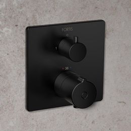 Fortis square NEW Thermostat f&uuml;r 2 Verbraucher, f&uuml;r Toya Grundk&ouml;rper, 84691THMB,