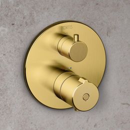 Fortis round NEW Thermostat f&uuml;r 2 Verbraucher, f&uuml;r Toya Grundk&ouml;rper, 78691THBG,