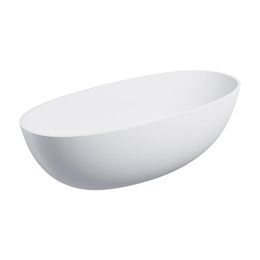 Omnires SHELL freistehende Badewanne, oval, SHELL175WWBM,