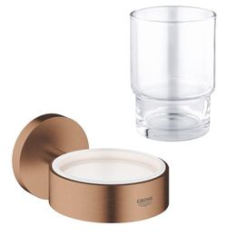 Grohe Essentials Zahnputzbecher, 40369DL1+40372001,