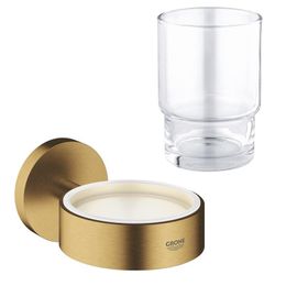 Grohe Essentials Zahnputzbecher, 40369GN1+40372001,