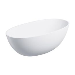 Omnires SHELL freistehende Badewanne, oval, SHELL148WWBM,
