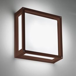Ailati Lights by Zafferano Home Wandleuchte, LED, quadratisch, LD0251R3,