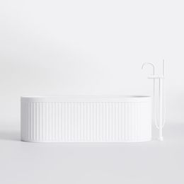Steinberg 740 freistehende Badewanne, oval, 740 8010 W,